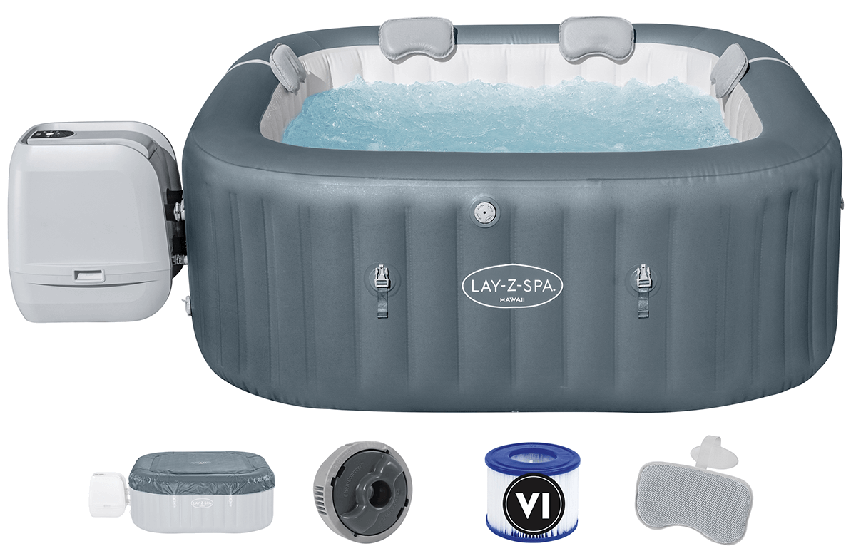 Pompowane jacuzzi ogrodowe Bestway Hawaii HydroJet Pro
