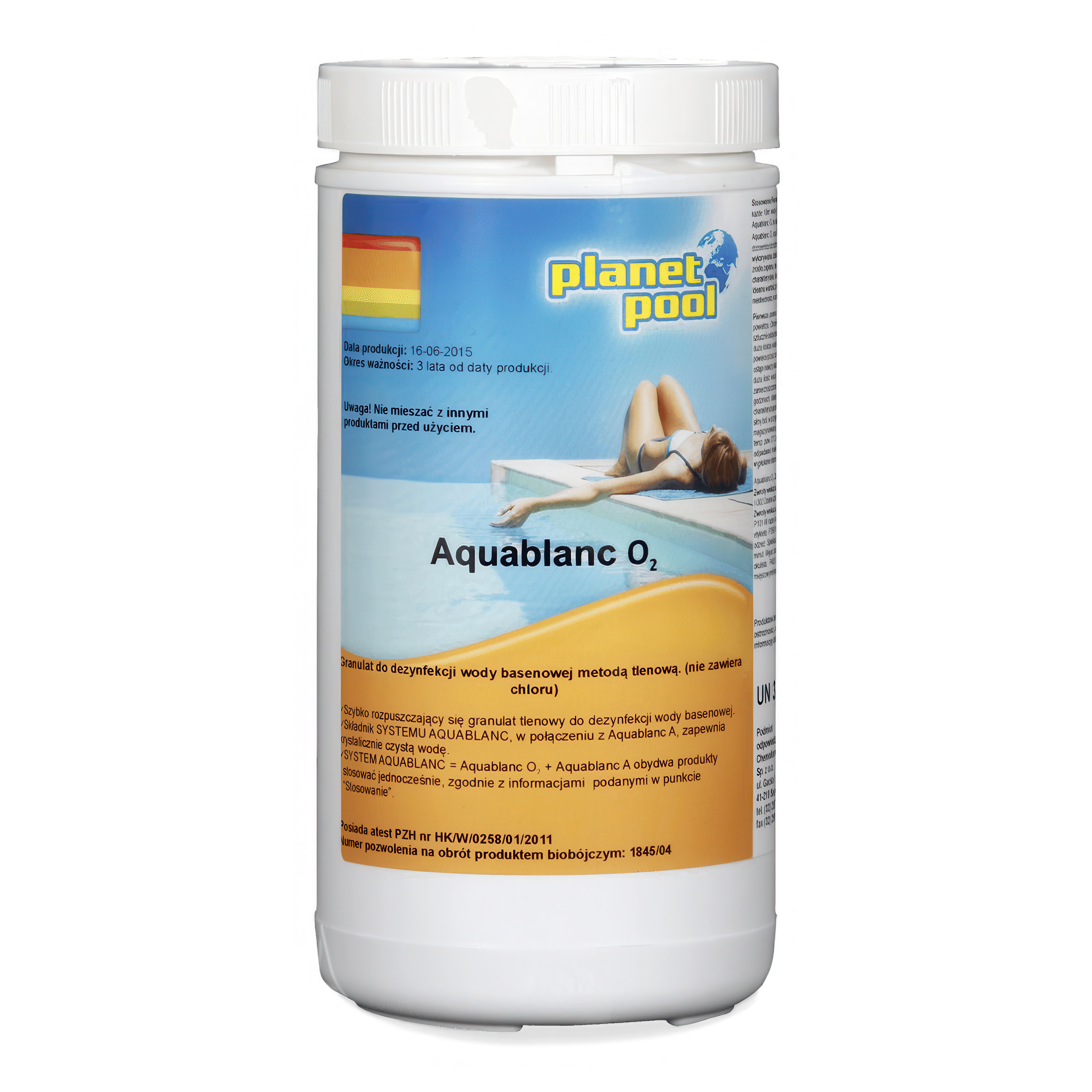 Aktywny tlen w granulacie Chemoform Aquablanc o2 1kg