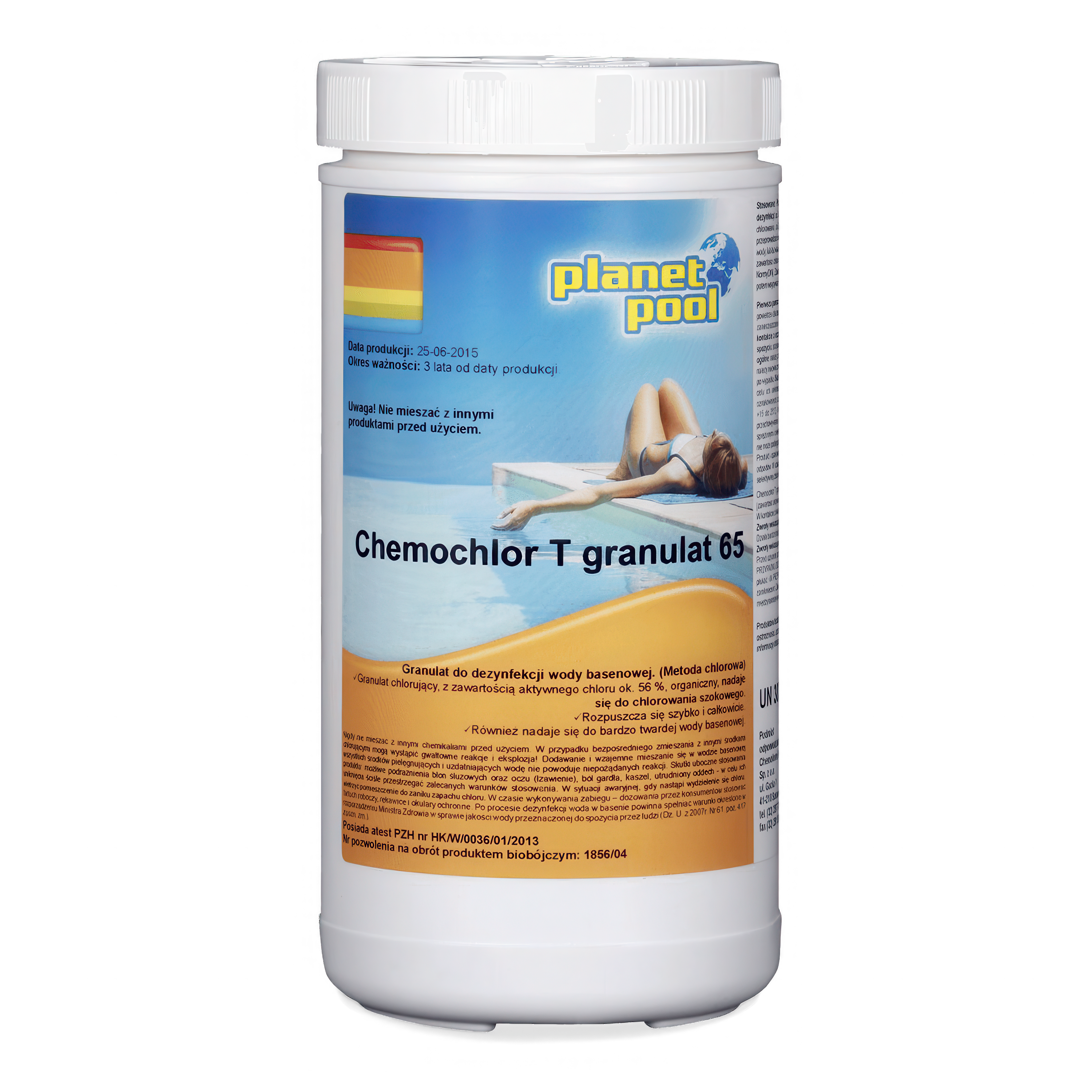 Chemochlor T granulat 65 chlor szok do basenu, 1kg - Focus Garden