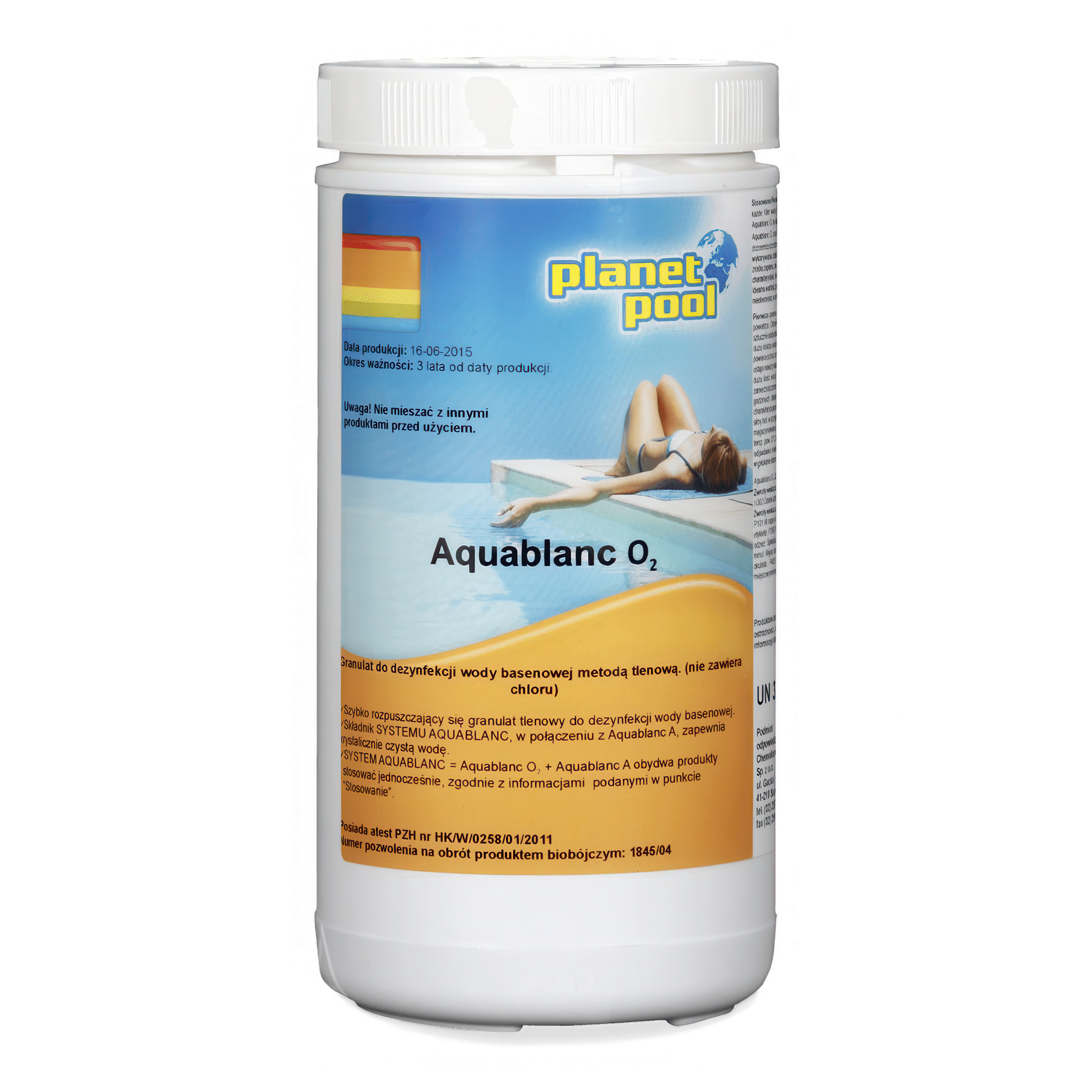 Aktywny tlen w granulacie Chemoform Aquablanc o2 1kg