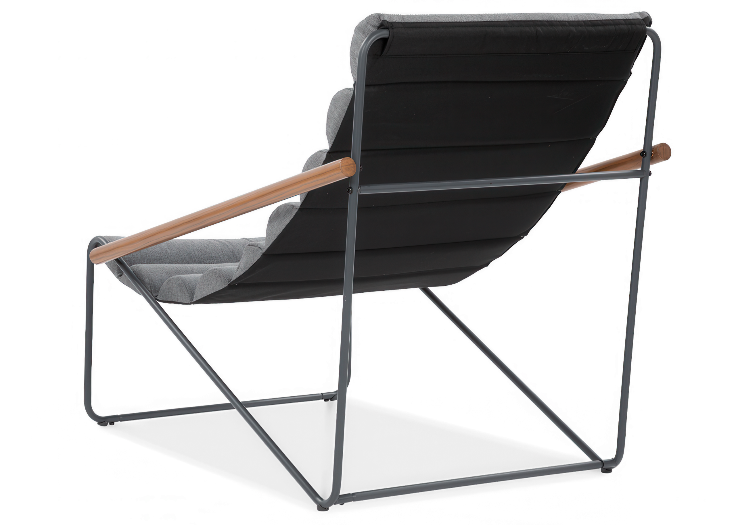 Meble tarasowe ART dwa fotele i stolik antracytowe - Focus Garden