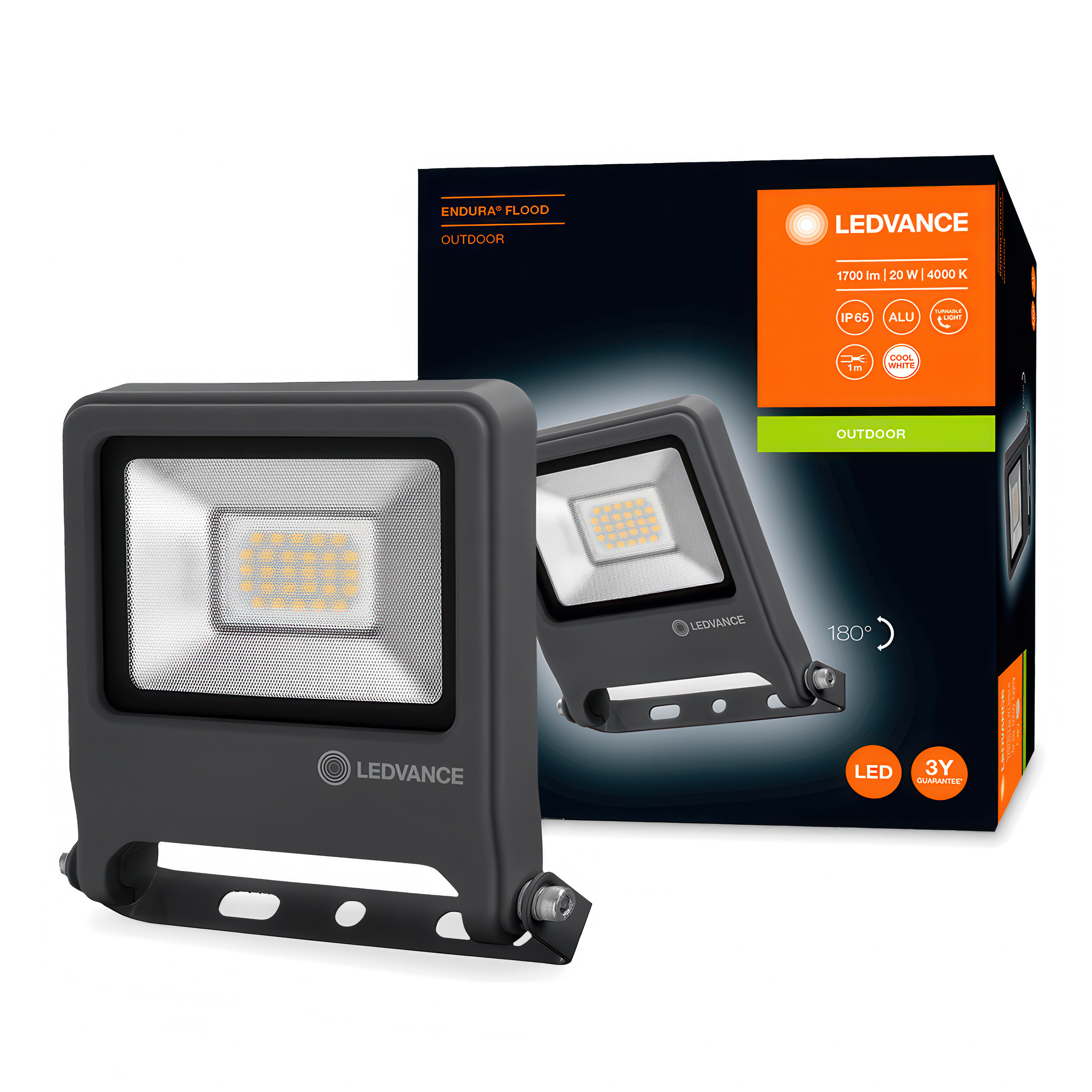 Naświetlacz LED ENDURA® FLOOD 20W IP65 LEDVANCE