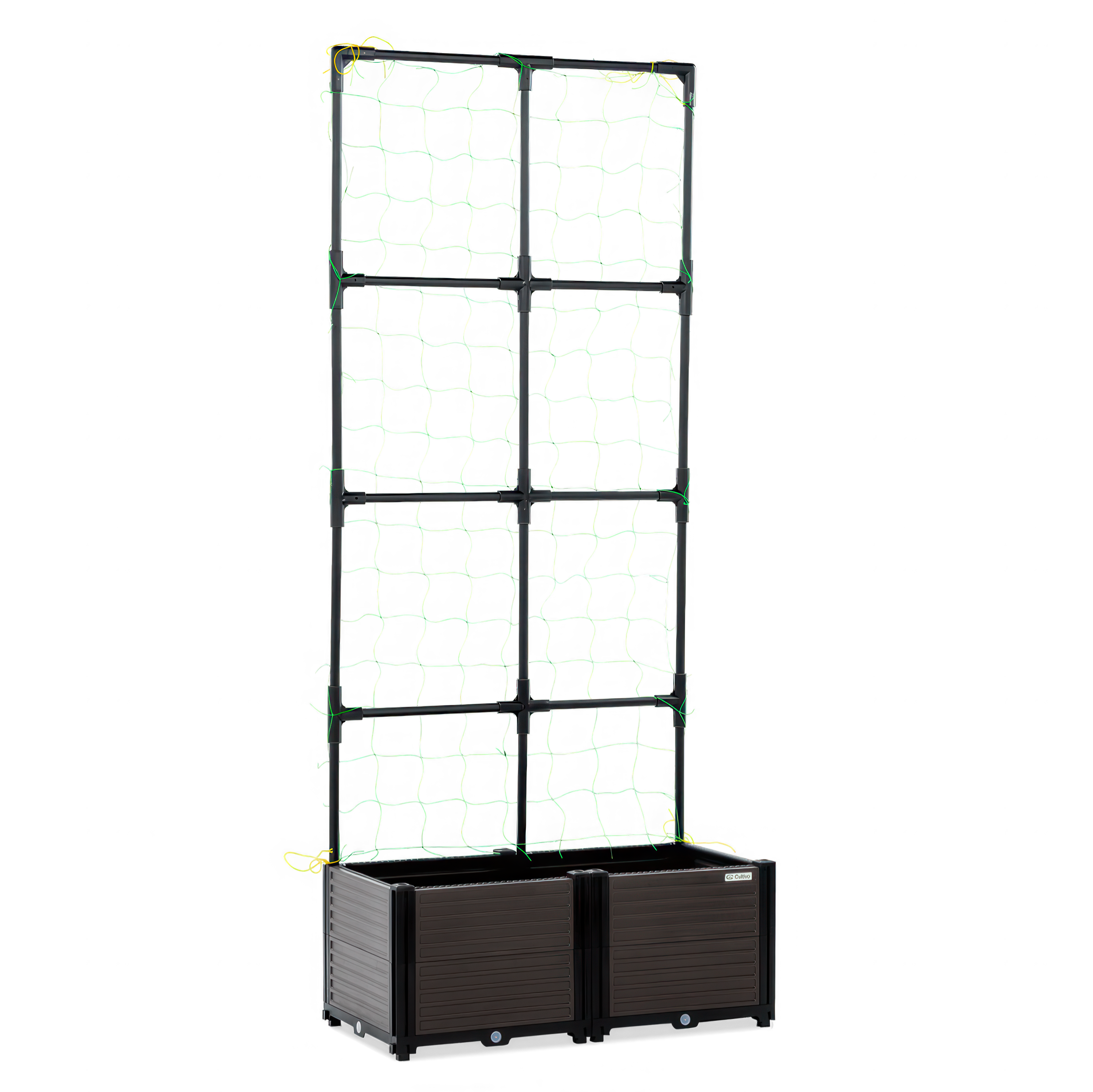 Skrzynia ze stojakiem Cultivo GROW FLAT SET84x42x180cm